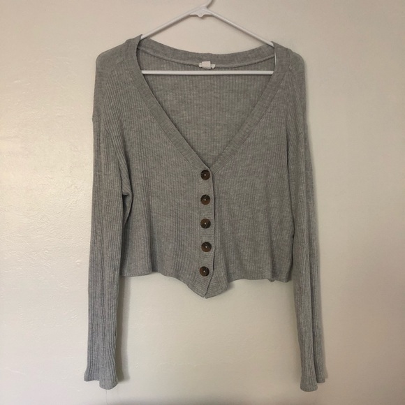Garage | Sweaters | Garage Ribbed Knit Crop Cardigan | Poshmark